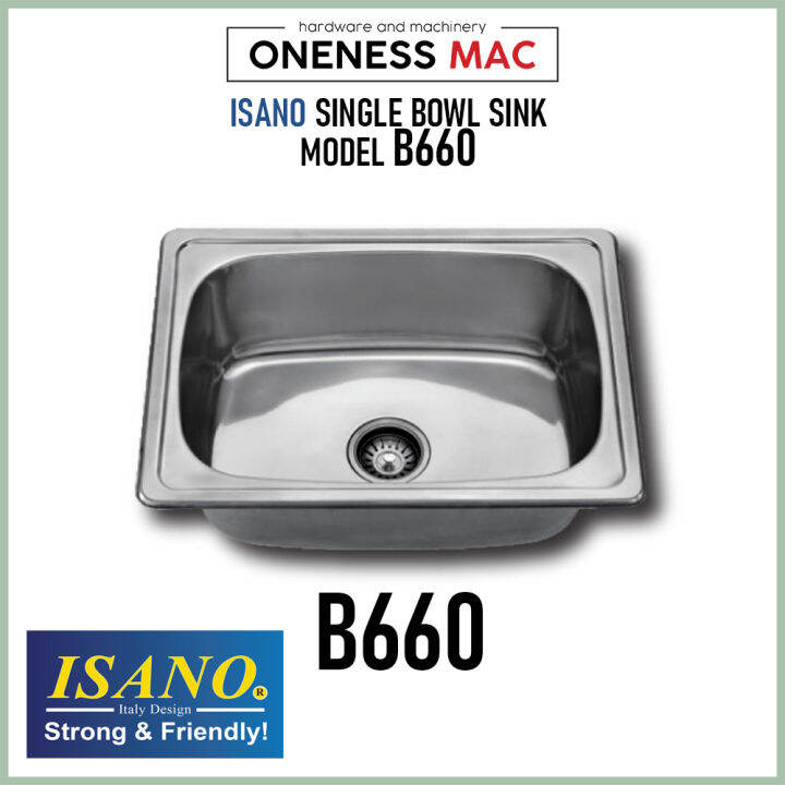Share: 0 Isano Stainless Steel Double Bowl Sink - B660 | Lazada