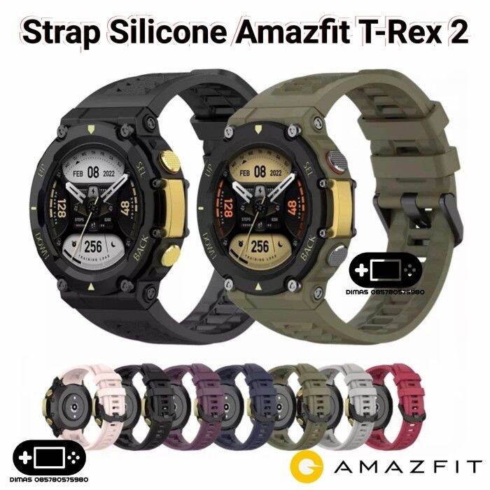 SA Strap Silicone Amazfit T-Rex 2 Silicon Tali Jam TRex 2 T Rex 2 ...