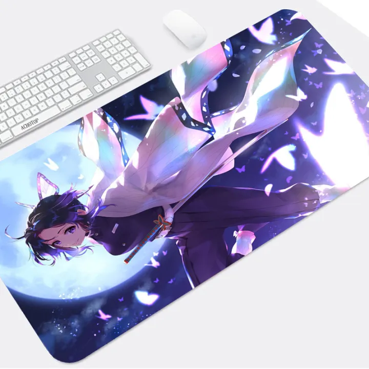 Anime Demon Slayer Kochou Shinobu Gaming Mouse Pad Mousepad Gamer Desk ...