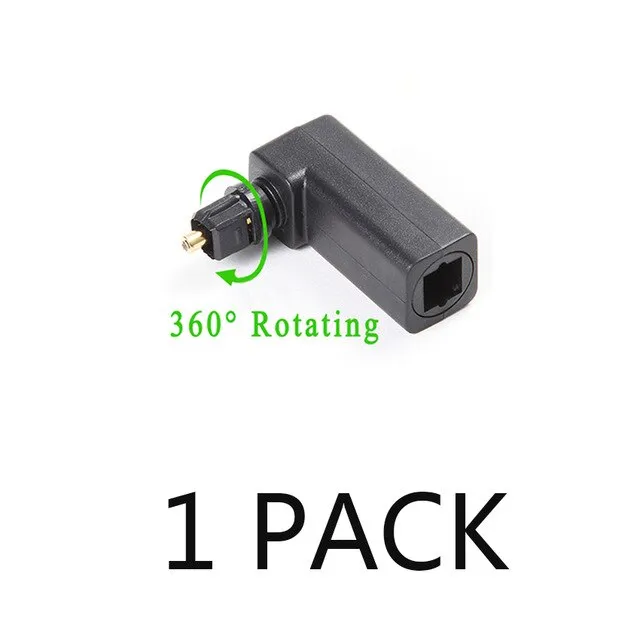EMK Spdif Optical Connector Toslink 90 Degree Optical Audio Cable ...