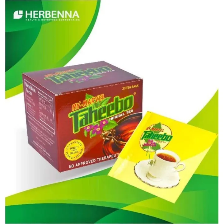 MyMarvel Taheebo Tea (2.5grams x 20pcs Teabags) | Lazada PH