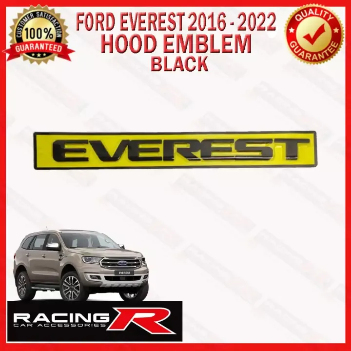 Ford Everest 2016 to 2022 Hood Emblem ( Black ) ( Car Accessories ...