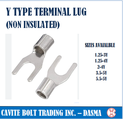 Y TYPE TERMINAL LUG (NON INSULATED) 25PCS | Lazada PH