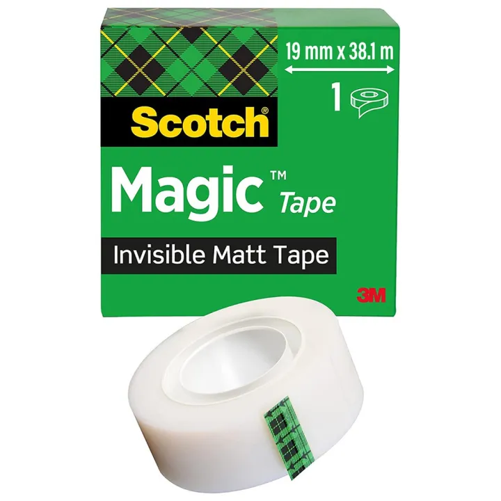 3M Scotch Magic Tape 810, 3/4 in. x 1500 in. (41.6 yard) | Lazada PH