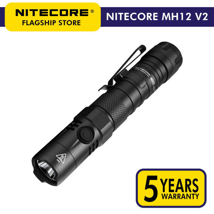 Nitecore MH12 V2 1200 Lumen Rechargeable Flashlight | Lazada PH