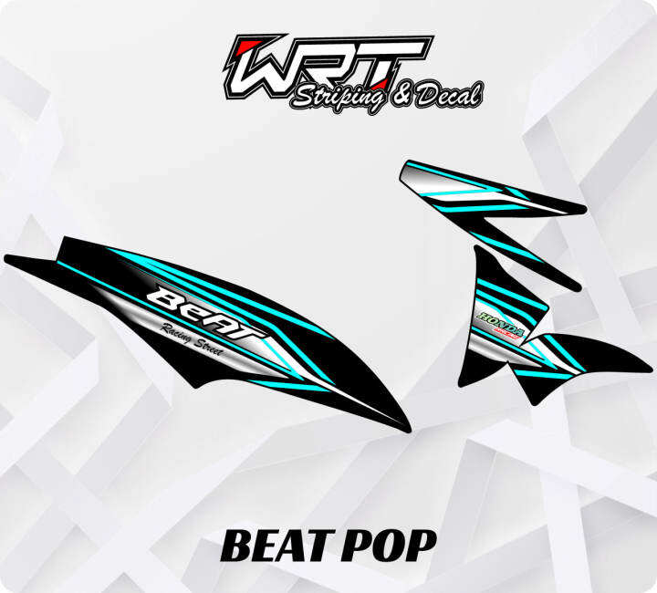 Stiker striping lis Decal Beat Pop Racing v4 | Lazada Indonesia