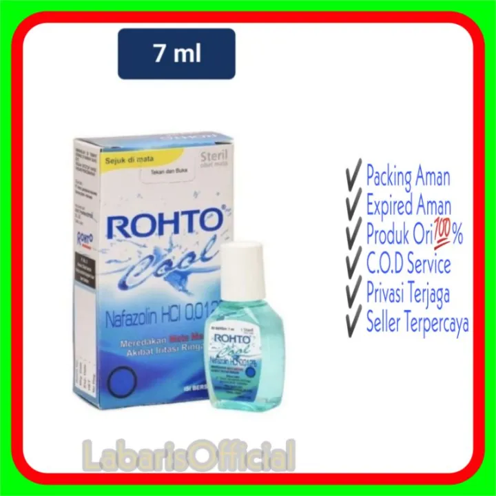 Rohto Cool Eye Drops 7 ml Obat Tetes Mata zwbf | Lazada Indonesia