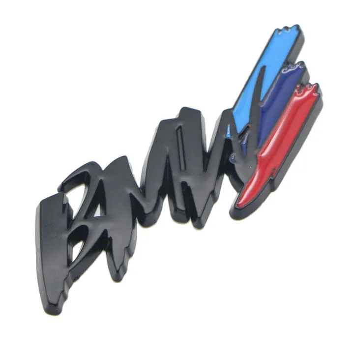 Car 3D Metal BMW Logo Stickers and Decals For BMW 1 2 3 4 5 6 7 Series ...