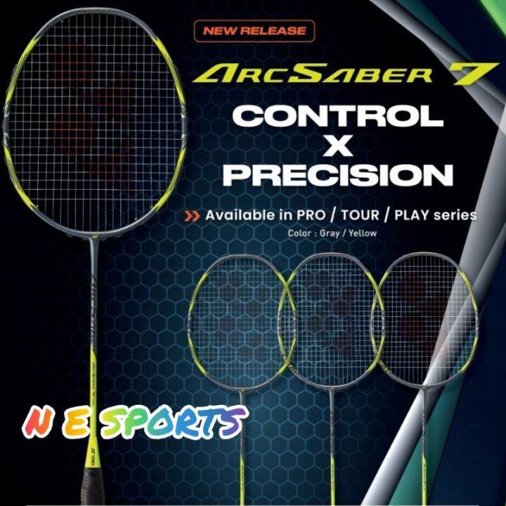 YONEX ARCSABER 7 PRO 7 TOUR 7 PLAY BADMINTON RACKETS | Lazada