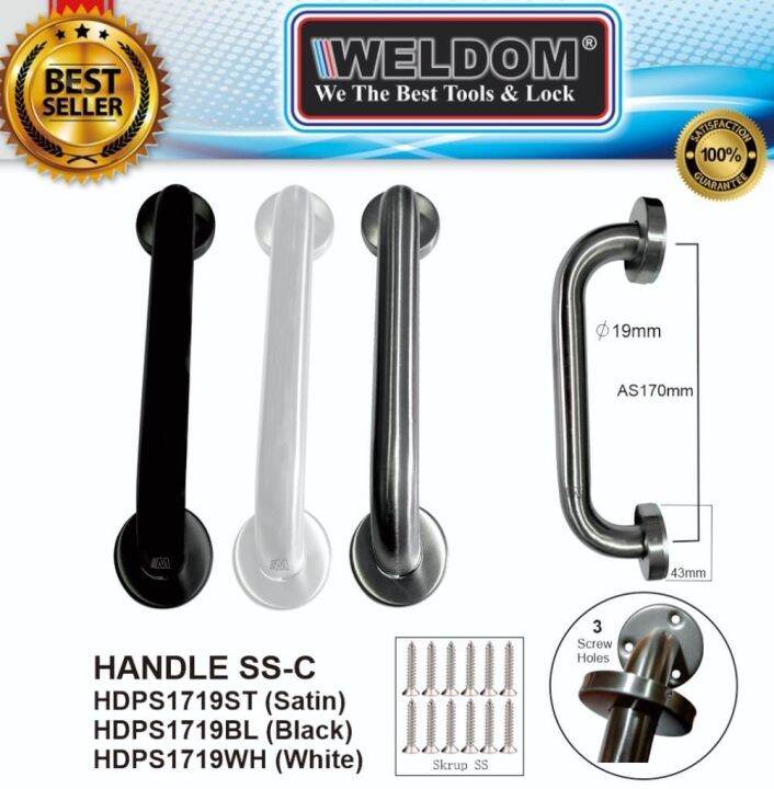 Pull Handle Stainless Tarikan Pintu Garasi Aluminium Kayu | Lazada Indonesia