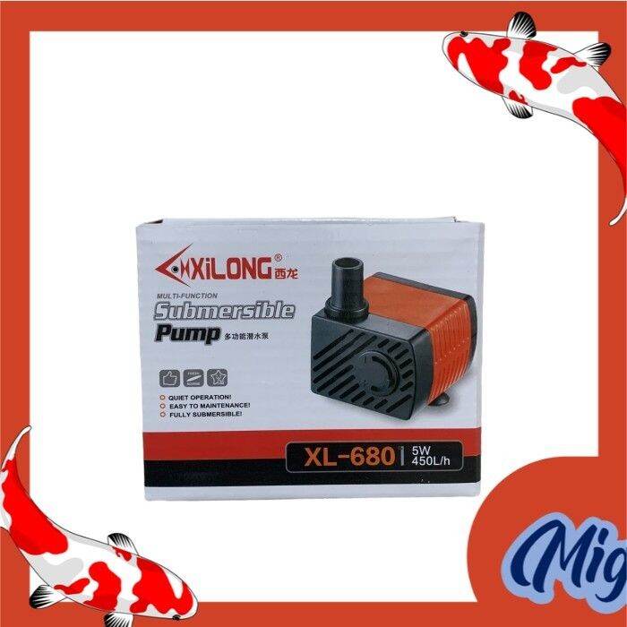 pompa mini power head aquarium aquascape XILONG XL 680 pompa air mini ...