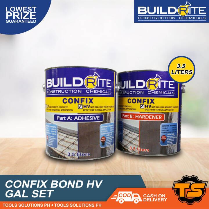 BUILDRITE Confix bond HV GAL SET ideal choice for vertical bonding of new to old concrete ...