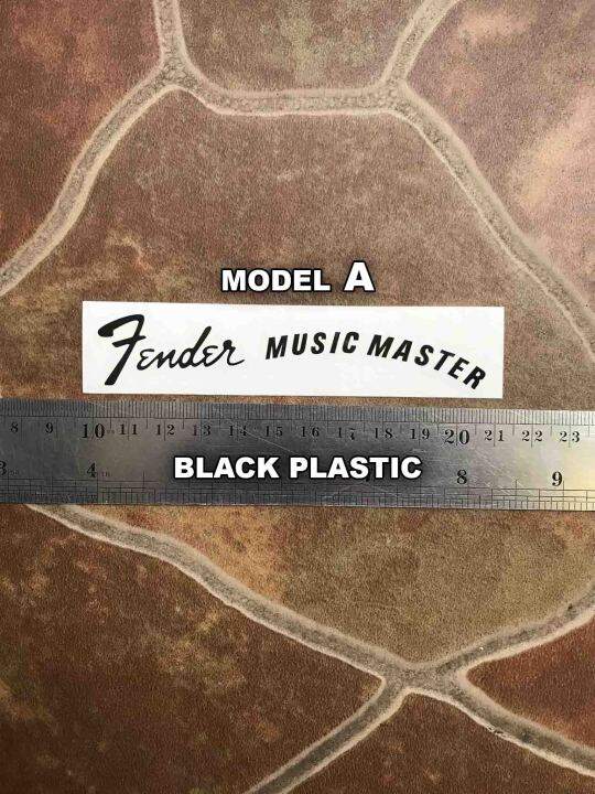 Fender Music Master Sticker Headstock Tempel Gitar Model Stratocaster ...