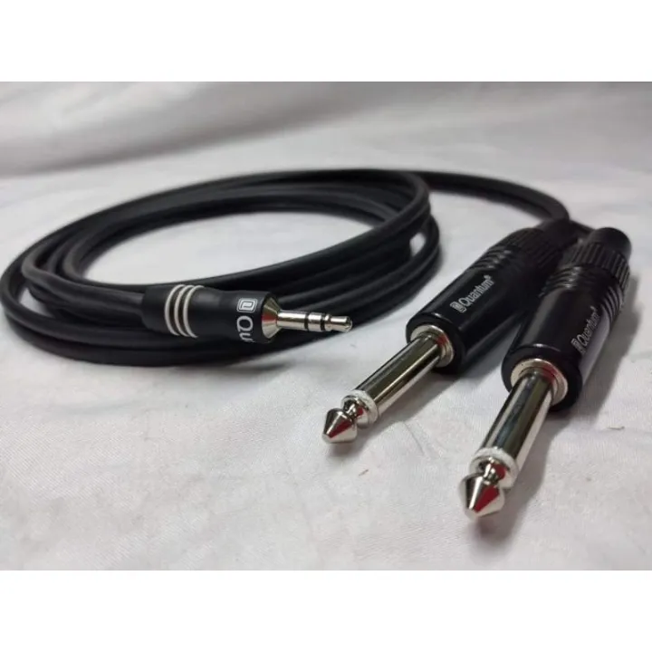 Quantum Baby stereo plug to Dual PL 55 plug at 1.5 meters | Lazada PH