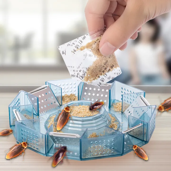 Upgraded version of the six-door large cockroach trap home baby non ...