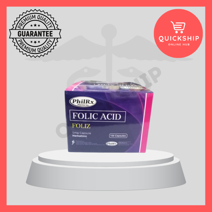FOLIC ACID FOLIZ 5MG BY 100 PIECES/BOX | Lazada PH