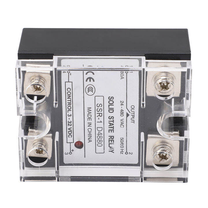 SSR, 80A High Strength Solid Relay DC To AC Quick Switching for Auto ...