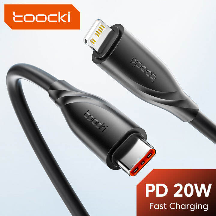 Toocki 20W Type C To Lightning Cable for IPhone 14 13 12 Pro Max Series ...