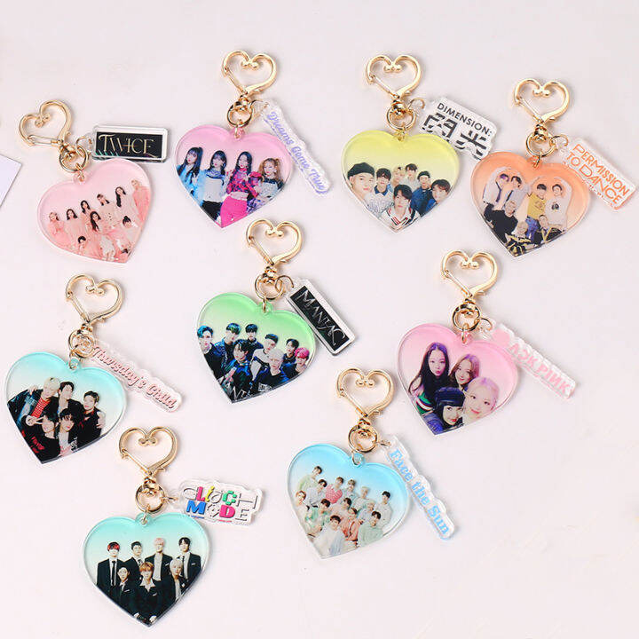 Kpop BTS ENHYPEN Keychain Seventeen TWICE aespa Stray kids TXT nct ...
