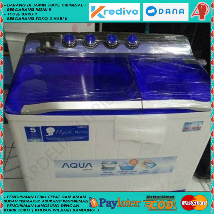 MESIN CUCI 2 TABUNG AQUA QW-1050XT KAPASITAS BESAR 10KG | Lazada Indonesia