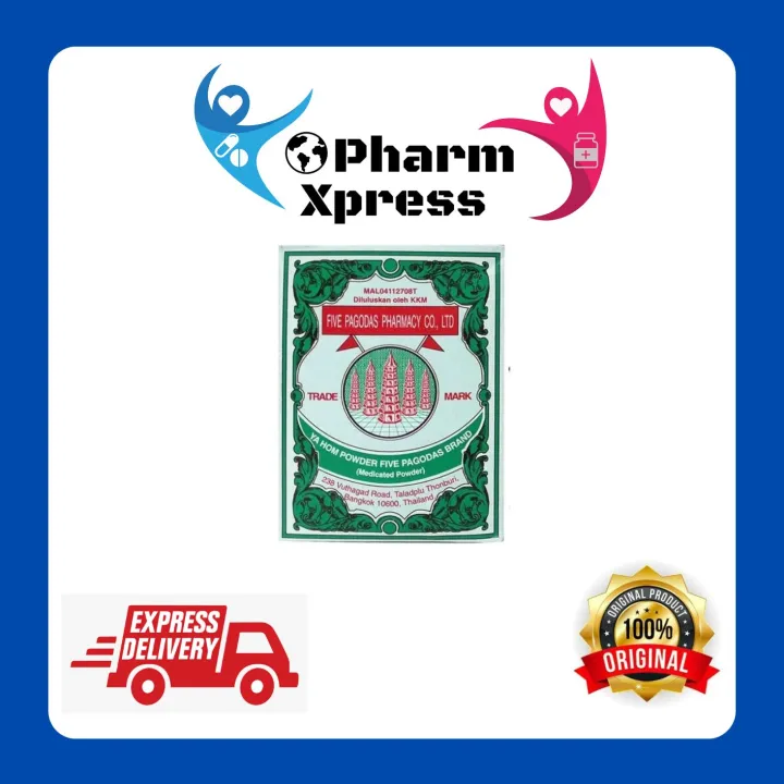 Five Pagodas Brand Ya-Hom Powder 五塔标行军散 25g | Lazada