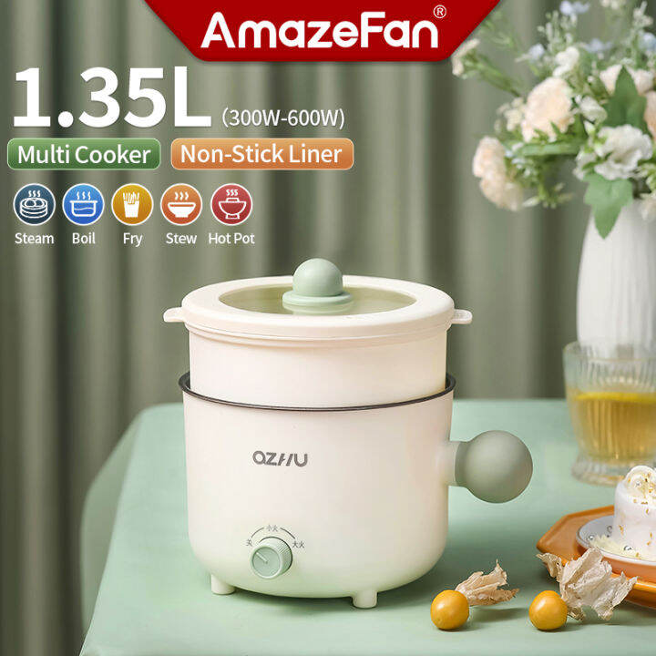 AmazeFan Multi-functional 1.8L Mini Rice Cooker - Perfect for Small ...