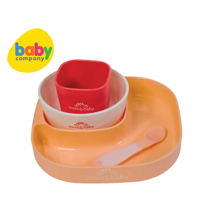 Mom & Baby 4-pc Baby Dinnerware Set | Lazada PH