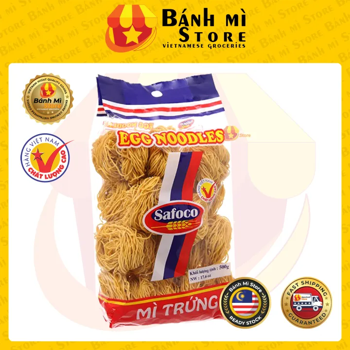 SAFOCO MI TRUNG 🇻🇳 | SAFOCO EGG NOODLES 500G | Lazada