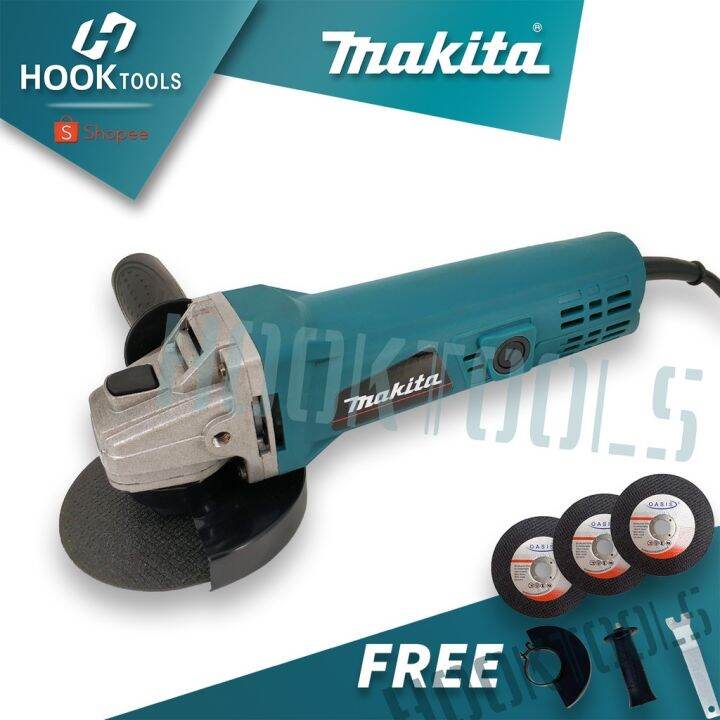 HOOK Makita 980W Electric Hand Angle Grinder Power Tool | Lazada PH