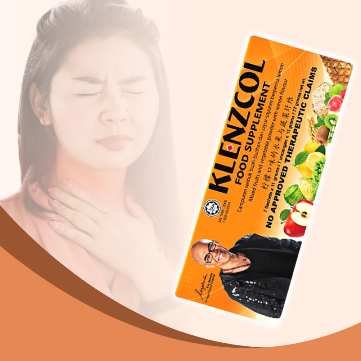 Free your Colon from Toxins" 1 Box (7 Sachets) Klenzcol Food Supplement ...