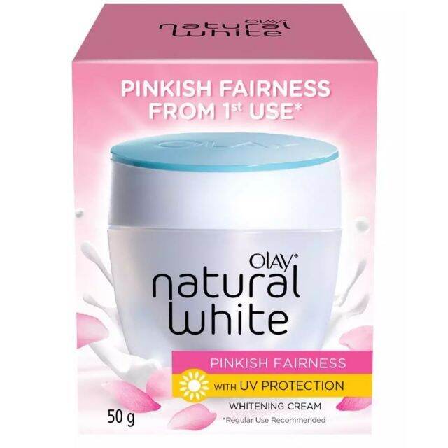 Olay Natural White Pinkish Fairness with UV Protection 50gGyb | Lazada PH