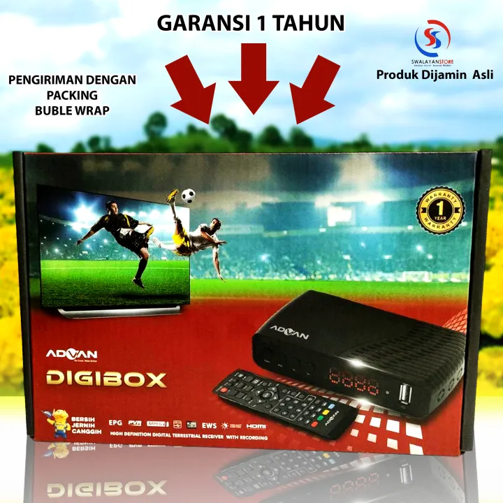 ADVAN DIGIBOX STB DV3T2 Set Top Box Tv Digital Garansi Resmi ADVAN | Lazada Indonesia