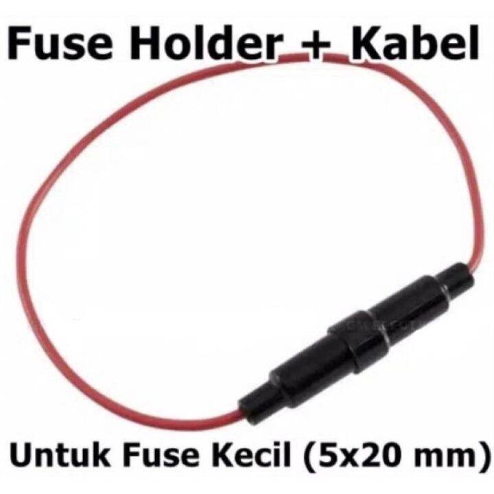 Fuse Holder Kecil + Kabel 5x20mm | Lazada Indonesia