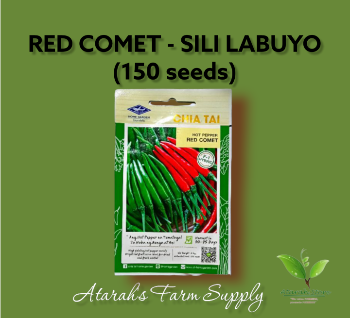 Hybrid Hot Pepper Red Comet F1 Chia Tai (Sili Labuyo) Seeds | Lazada PH