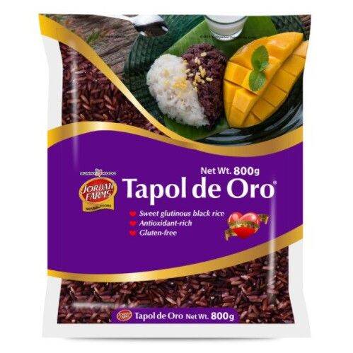 Jordan Farms Tapol de Oro Sweet Glutinous Black Rice 800g | Lazada PH