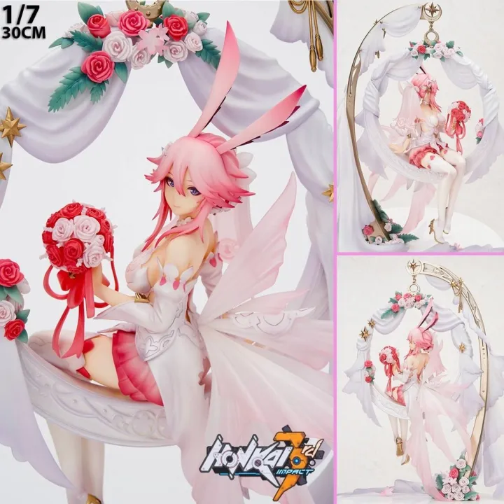 Figure Honkai Impact 3rd Genshin Gakuen Honkai Genshin Impact Sakura Yae Yae Sakura 1/7 Kira no ...