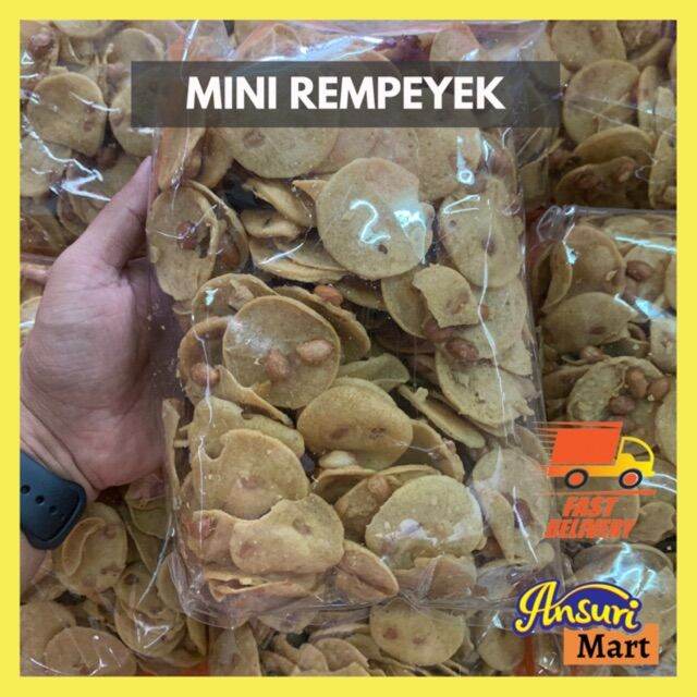 REMPEYEK / TEMPEYEK MINI KAMPUNG PEDAS SEDAP - 150 GRAM / 400 GRAM | Lazada