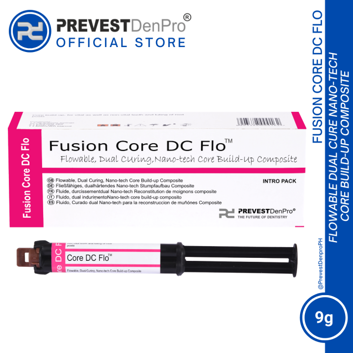 Fusion Core DC Flo (Light Curing/Chemical Curing, Nano-Tech Core Build ...