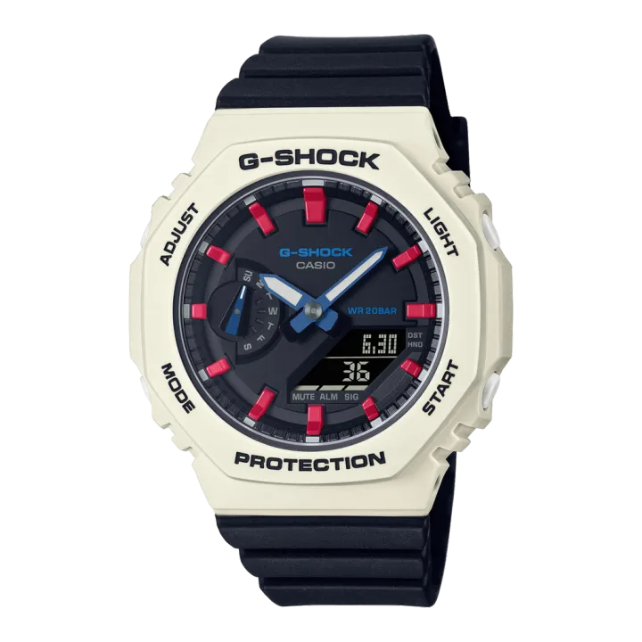 นาฬิกาผู้ชาย G-Shock รุ่น GMA-S2100WT-7A2 ซีรีส์ดีไซน์ Tricolor จีซ็อค ...