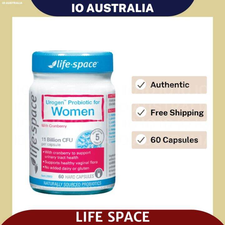 careful care Life Space Urogen Probiotic For Women 60 Capsules | Lazada
