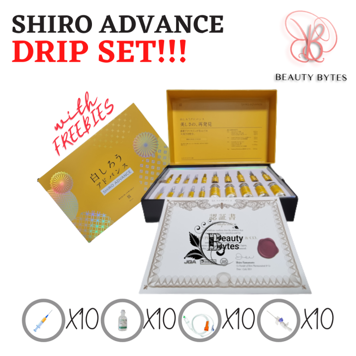 DRIP: SHIRO Glutathione W/ complete DRIP by beauty bytes (New Packaging ...