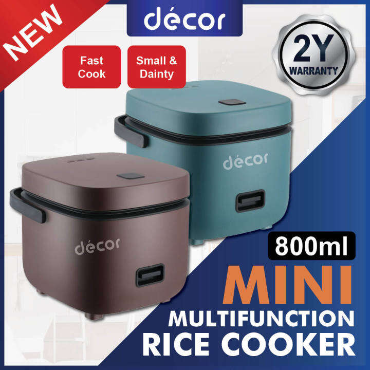 Mini Rice Cooker mini with Non-stick Pot 1-3 Person Steamer Small Rice ...
