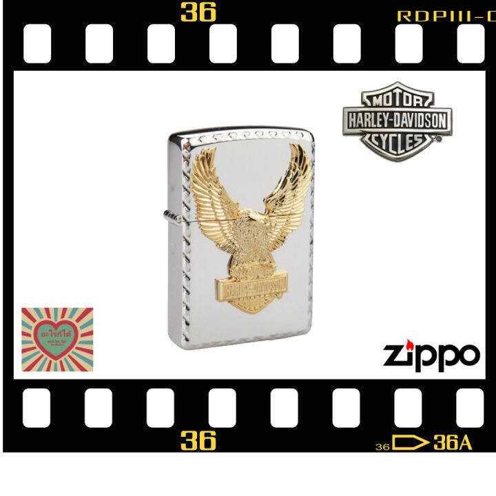 Zippo Harley Davidson - Eagle, 100% ZIPPO Original from USA, new and unfired. Year 2021 | Lazada ...