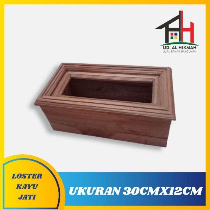 Loster Kayu Jati - Ventilasi Udara Kayu Jati 30X12 CM 30 cm x 12 cm ...