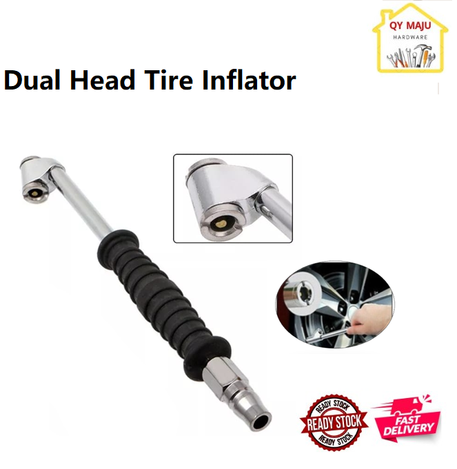 Dual Head Air Tyre Chuck Inflator/Tire Gauge/Pump Tayar/Air Tire/Air ...