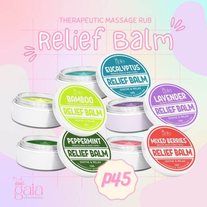 Relief Balm Massage Menthol Rub Soothing Healing 10g | Lazada PH