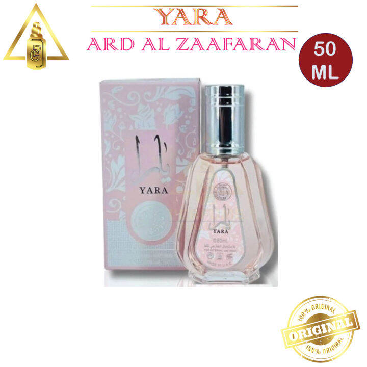 YARA For MEN&Women |EDP-50ML/3.4Oz| By ARD AL ZAAFARAN EAU DE PERFUME ORIGINAL FROM DUBAI | Lazada
