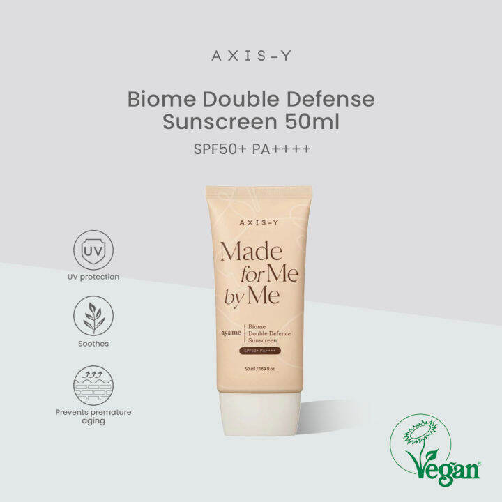 AXIS-Y Biome Double Defence Sunscreen SPF50+ PA++++ 50ml | Lazada PH
