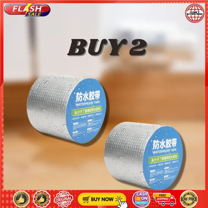 ORIGINAL WATERPROOF TAPE ALUMINUM FOIL BUTYL SEALING SELF ADHESIVE TAPE ...