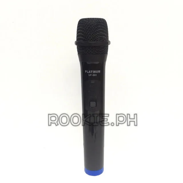 PLATINUM MIC UHF WIRELESS KARAOKE MICROPHONE | Lazada PH